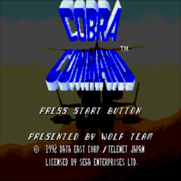 Cobra Command Sega CD ROM / ISO Download - Rom Hustler